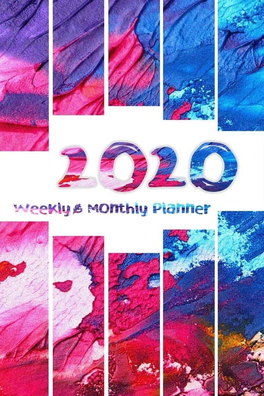 2020 Weekly & Monthly Planner: 12 Month,1 Year Daily, 7 Day, Monday ...