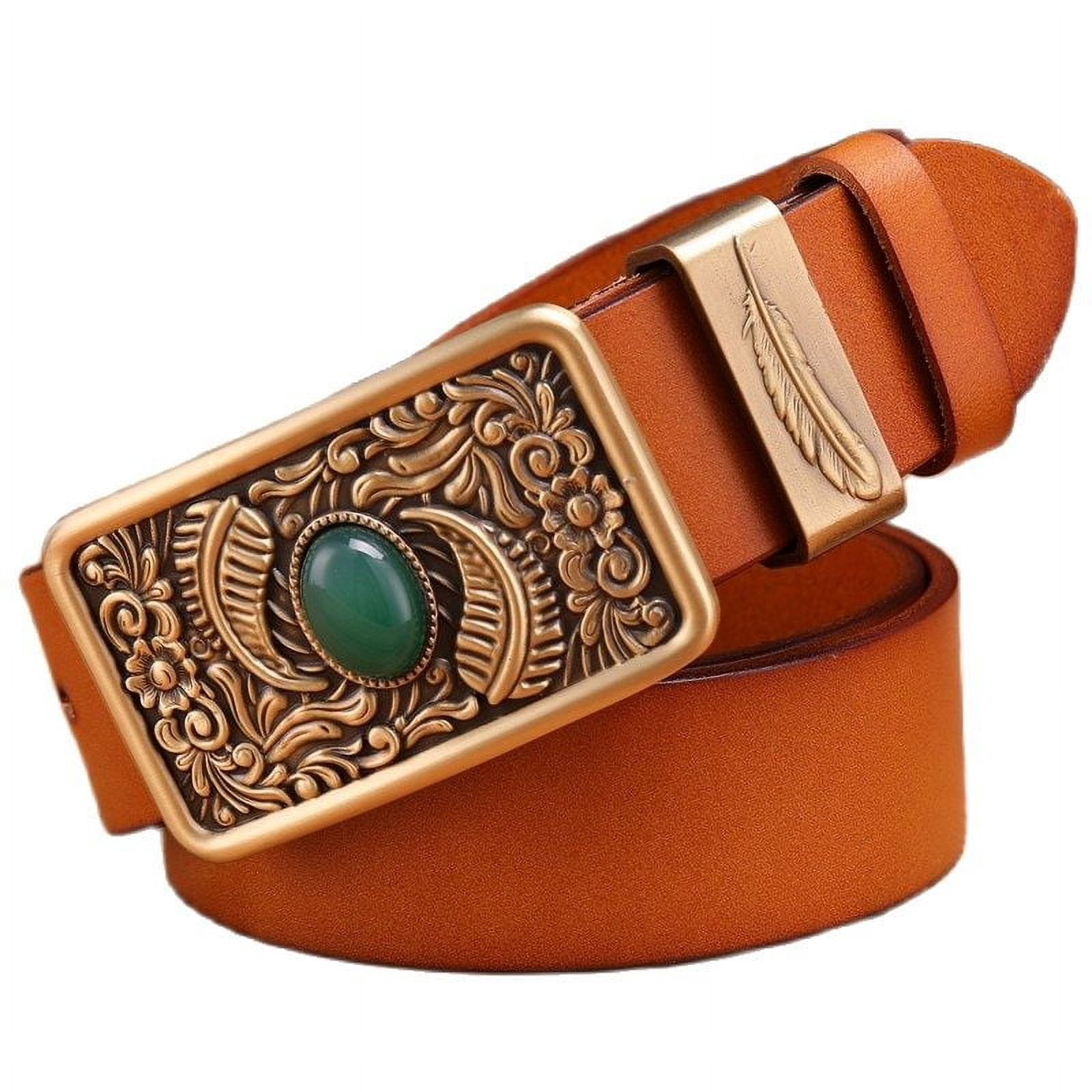 2020 new rhinestone belt men high quality belts for women luxury leaf ...