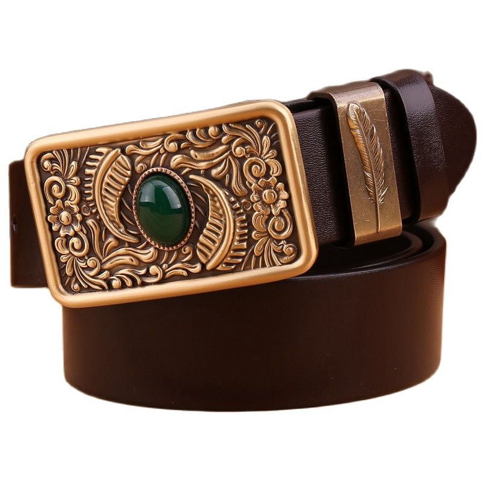 2020 new rhinestone belt men high quality belts for women luxury leaf ...