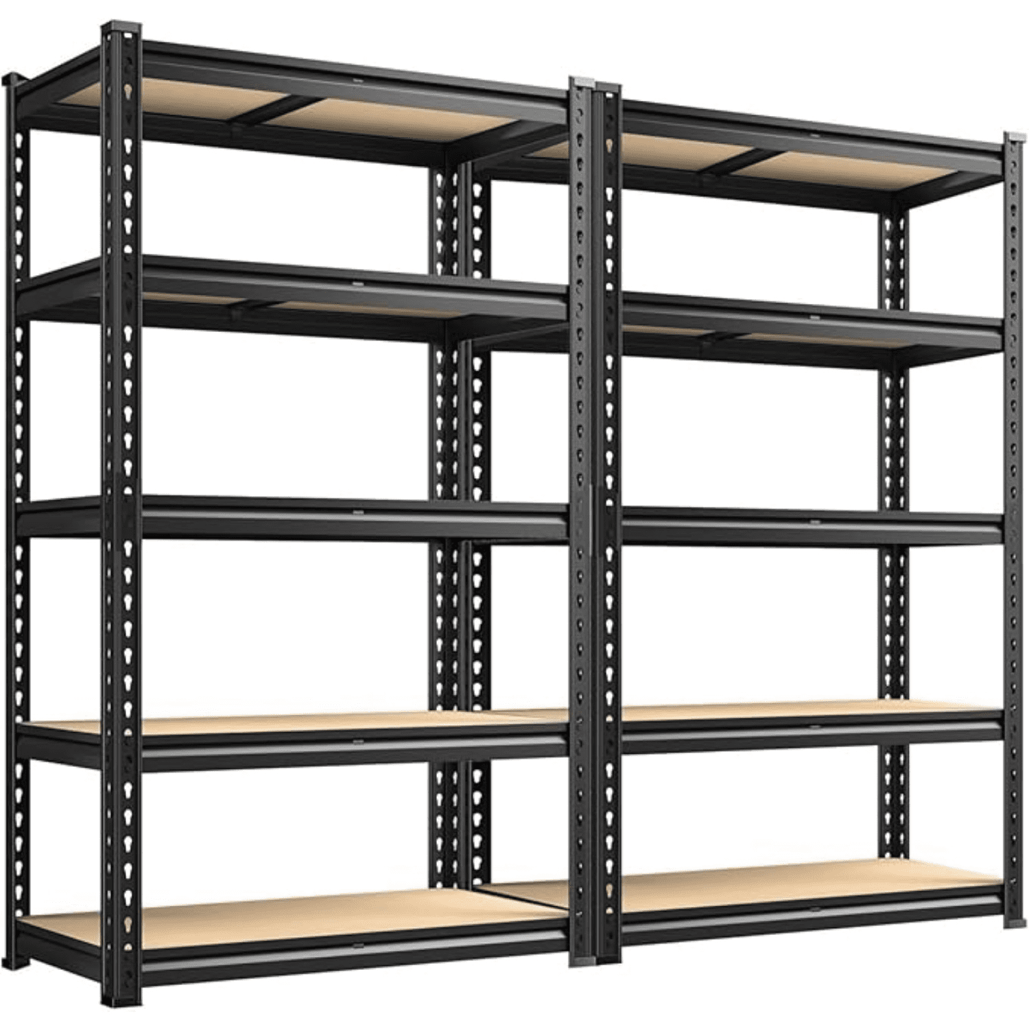 2020LBS Garage Shelving Heavy Duty 5 Tier Storage Shelves Adjustable ...