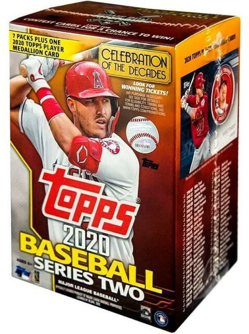 Topps 2020 Baseball Series 2 Blaster Box, 7 Packs, 14 Cards Each ...