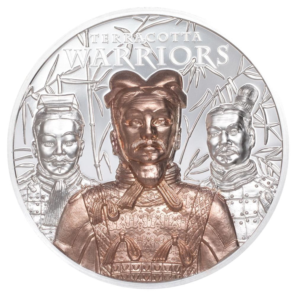2021 $20 Cook Islands Terracotta Warriors Ultra High Relief 3 oz Silver ...