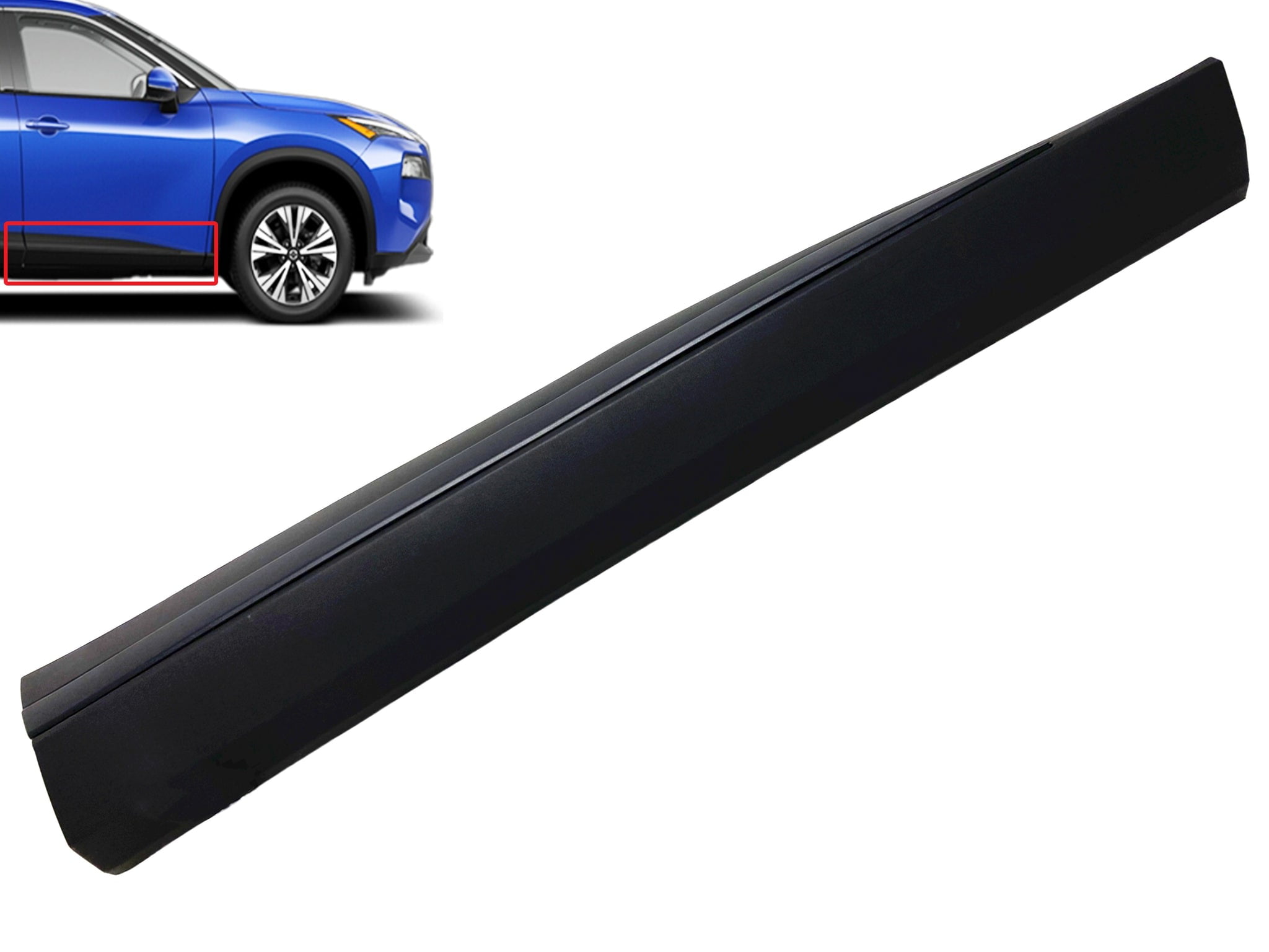2021 2022 2023 2024 Compatible with Rogue Front Door Molding Trim Lower ...