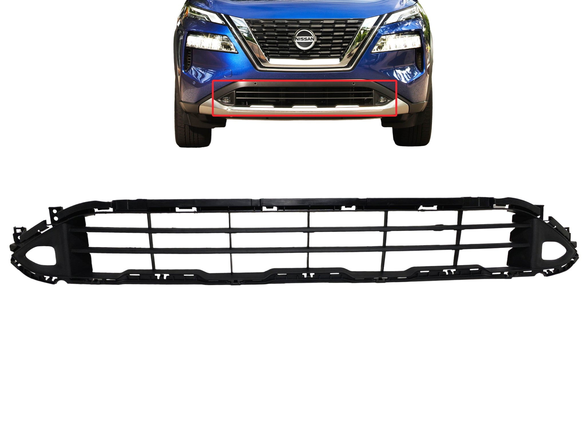 2021 2022 2023 Compatible With Rogue Grille Front Bumper Lower Grille ...