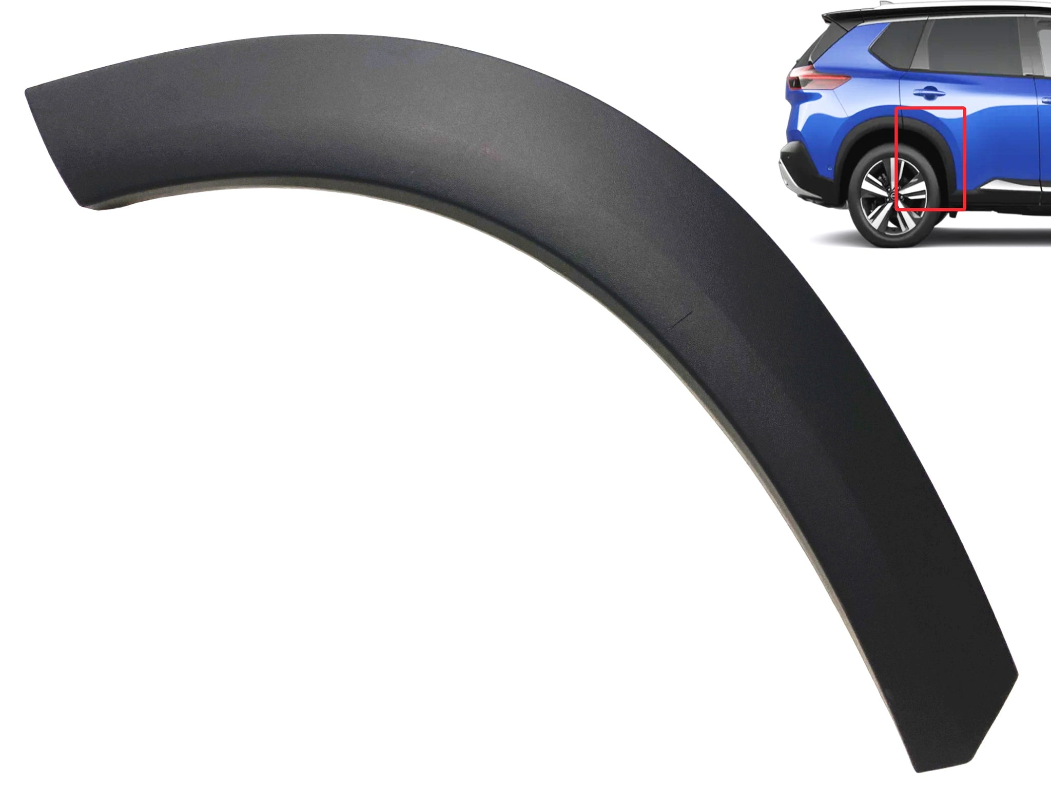 2021 2022 2023 Compatible with Rogue Rear Door Flare Arch Molding Trim ...