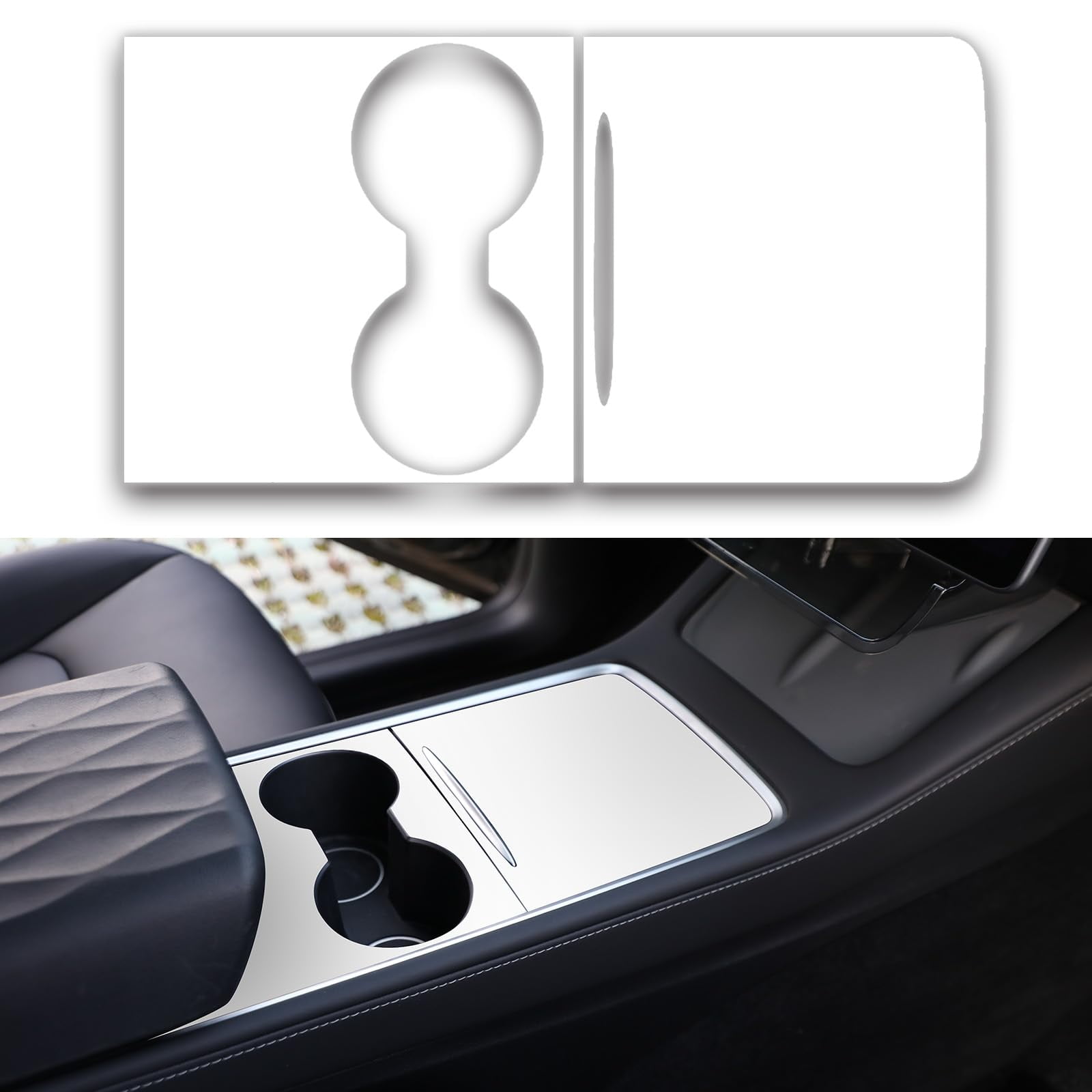 2021 2022 2023 for ZS23 Tesla Model 3 Model Y Center Console Wrap Kit ...