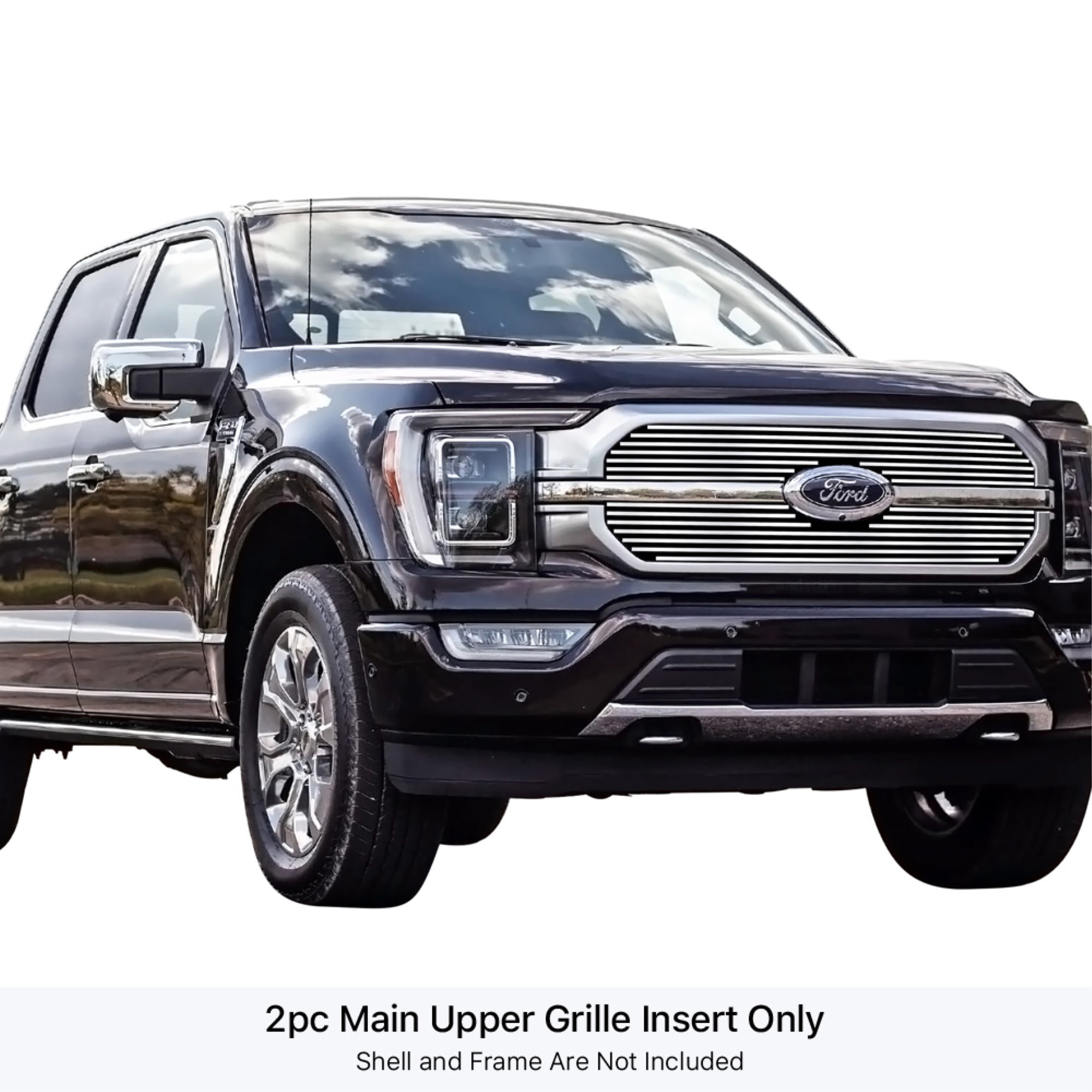 2021-2022 Ford F-150 King Ranch/Platinum Front Accessories: Stainless ...