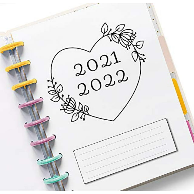 2021-2022 Monthly Planner Calendar Refills for 11 Disc Big Happy ...