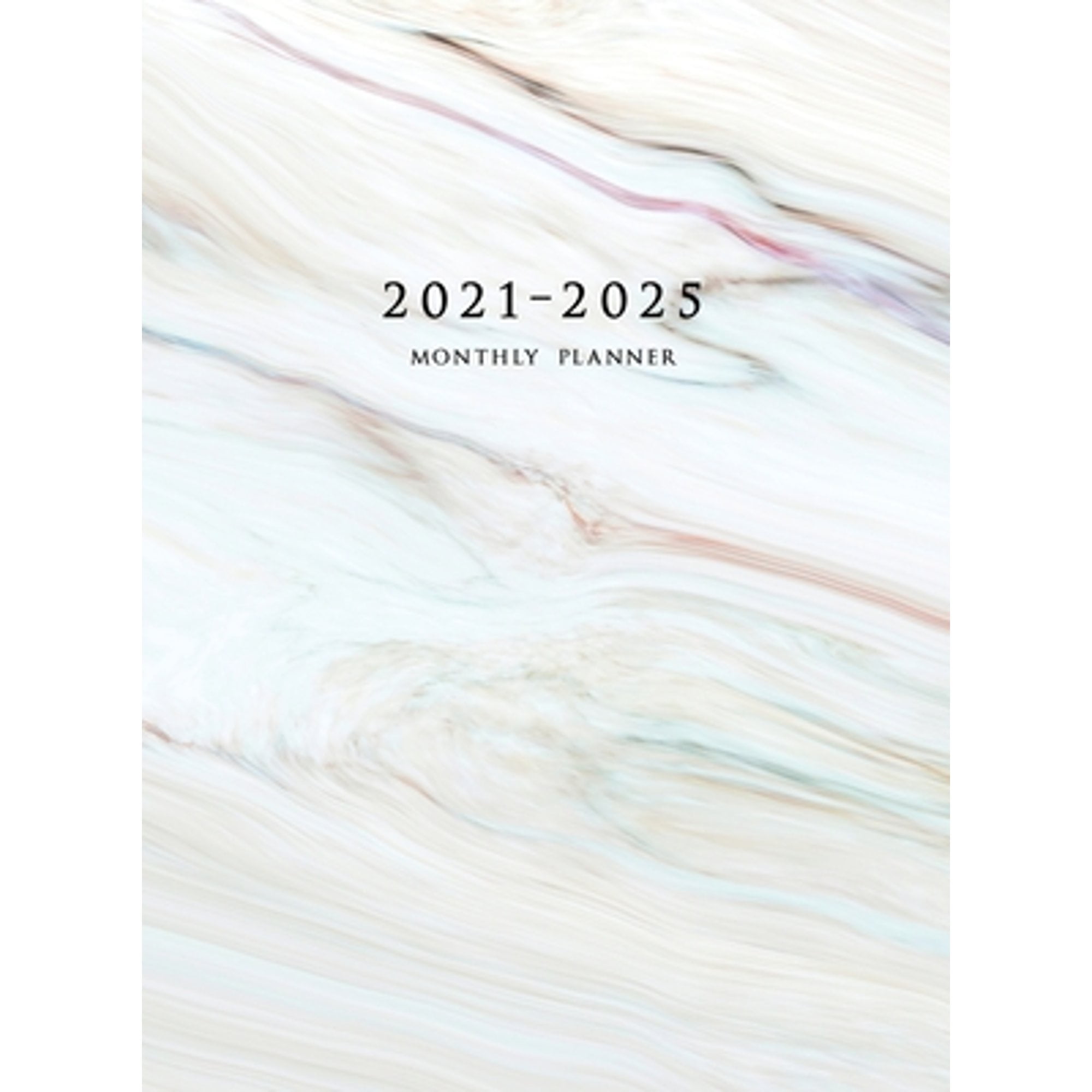 Pre-Owned 2021-2025 Monthly Planner Hardcover: Large Five Year Planner ...
