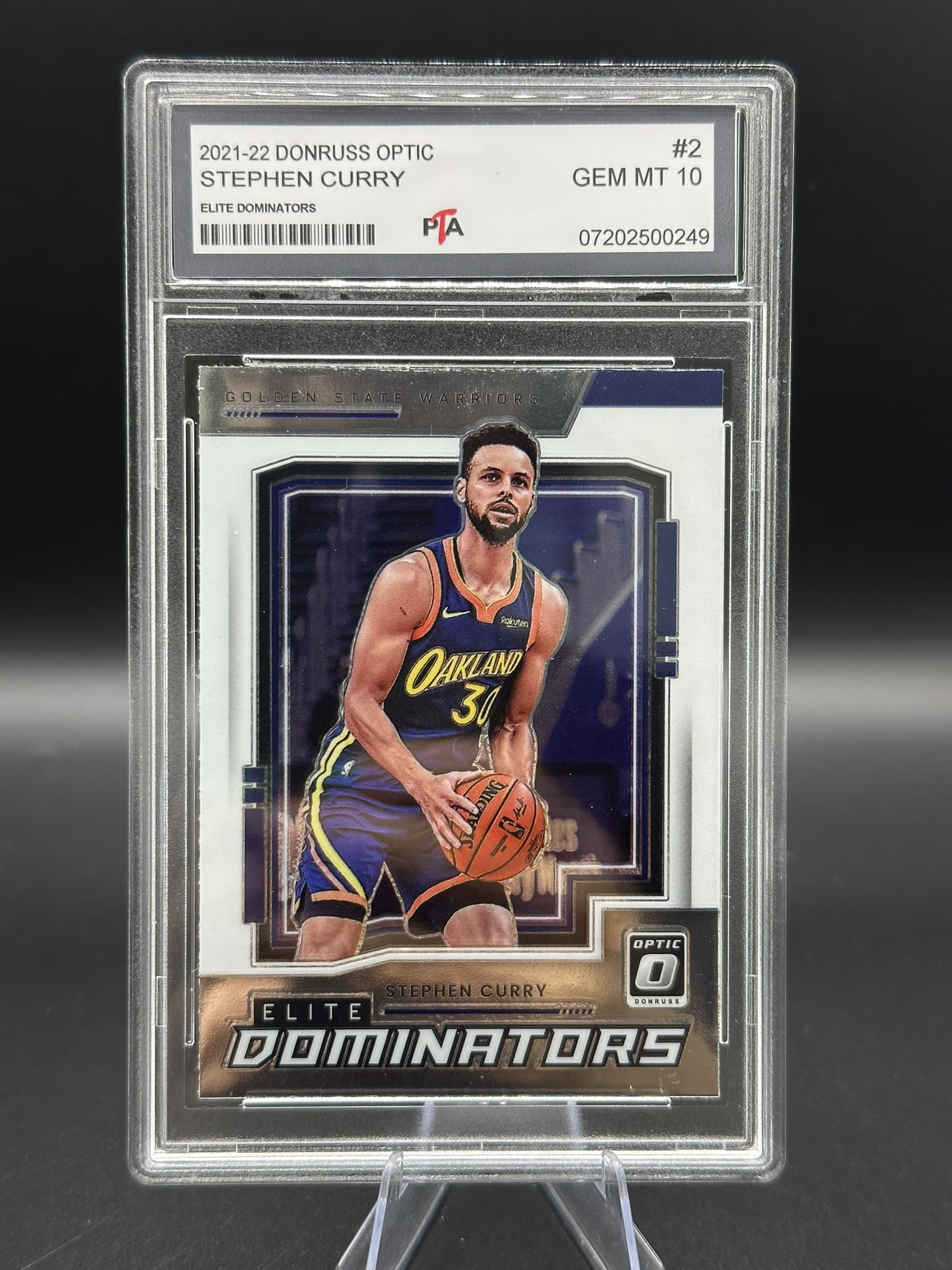 2021-22 DONRUSS OPTIC NBA BASKETBALL #2 STEPHEN CURRY GOLDEN STATE ...
