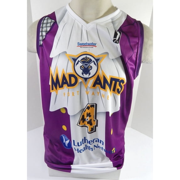 2021-22 Fort Wayne Mad Ants Duane Washington Jr #4 Game Used Purple ...