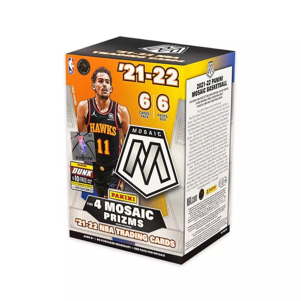 Panini 2021-22 NBA Mosaic Basketball Trading Sports Blaster Box with ...