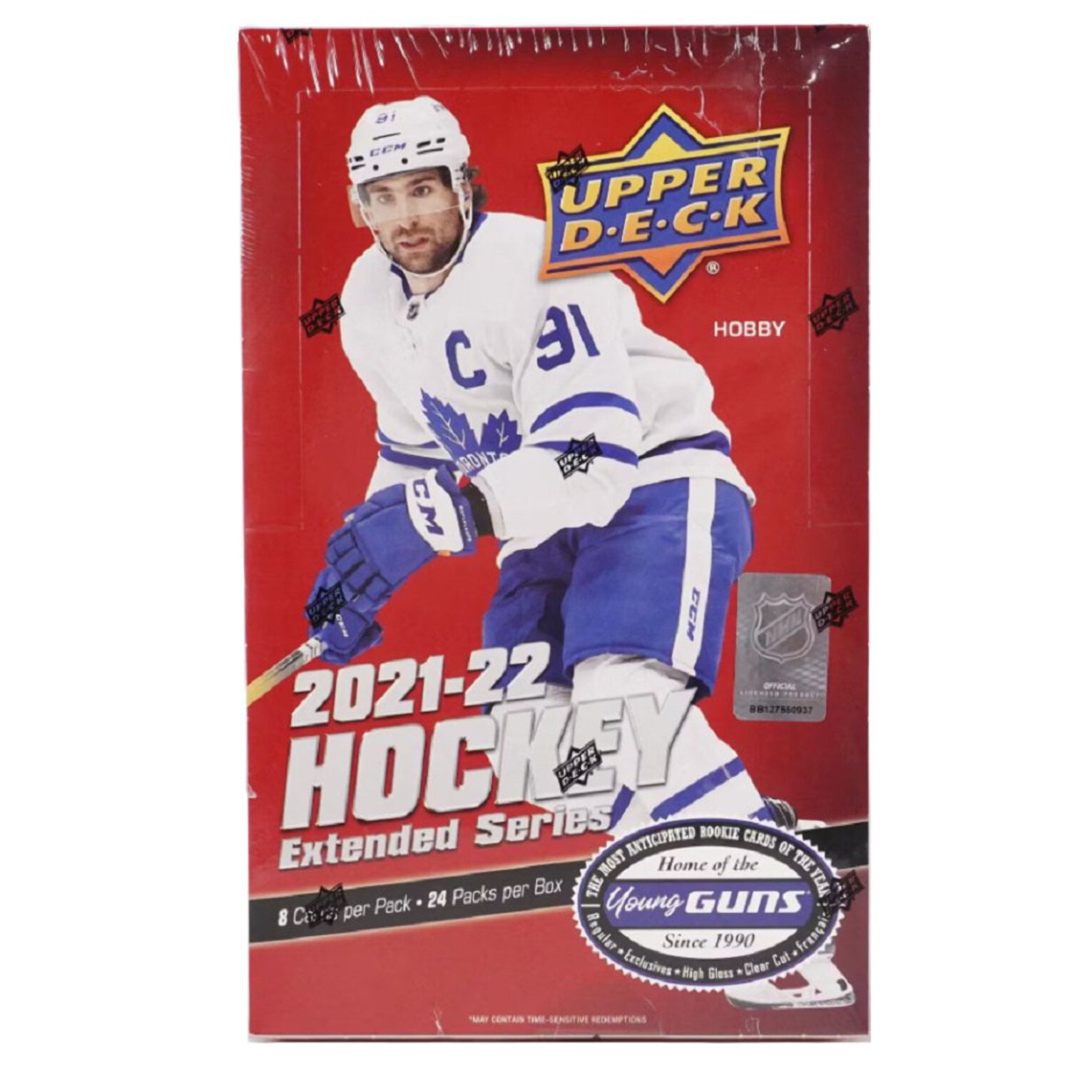 2021-22 Upper Deck Extended Series Hockey Hobby Box, SPORTS SEALED 24 ...