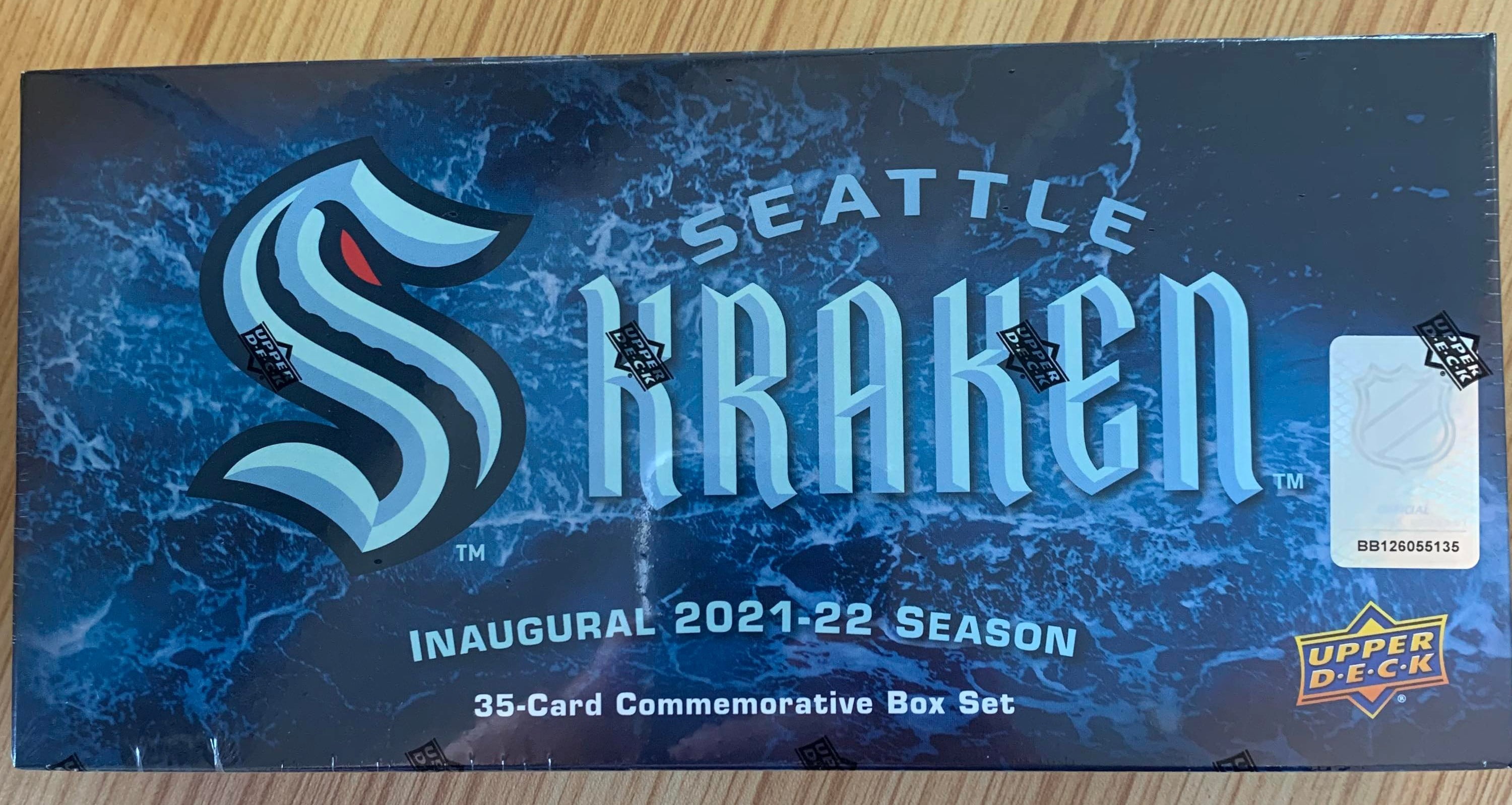 2021-22 Upper Deck NHL Hockey Seattle Kraken Inaugural Season 30ct ...