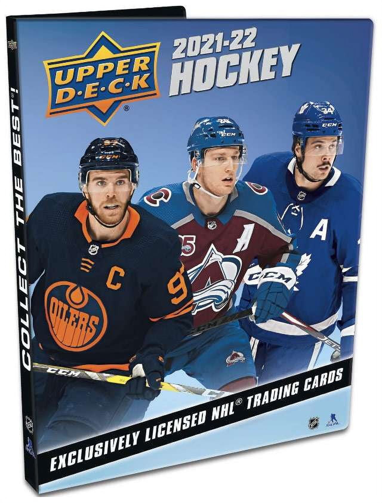 2021-22 Upper Deck Series 1 Hockey Binder Collector Kit w/ 3 Sealed ...