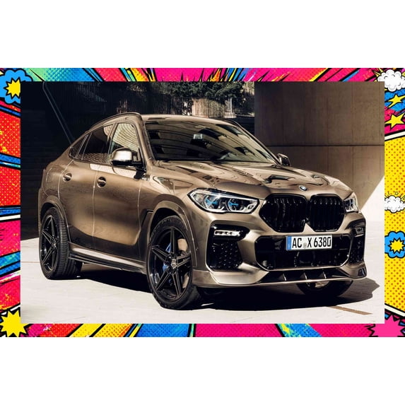 2021 AC Schnitzer ACS6 Based on X6 - Pop Art Edition | 20x30 Inch ...