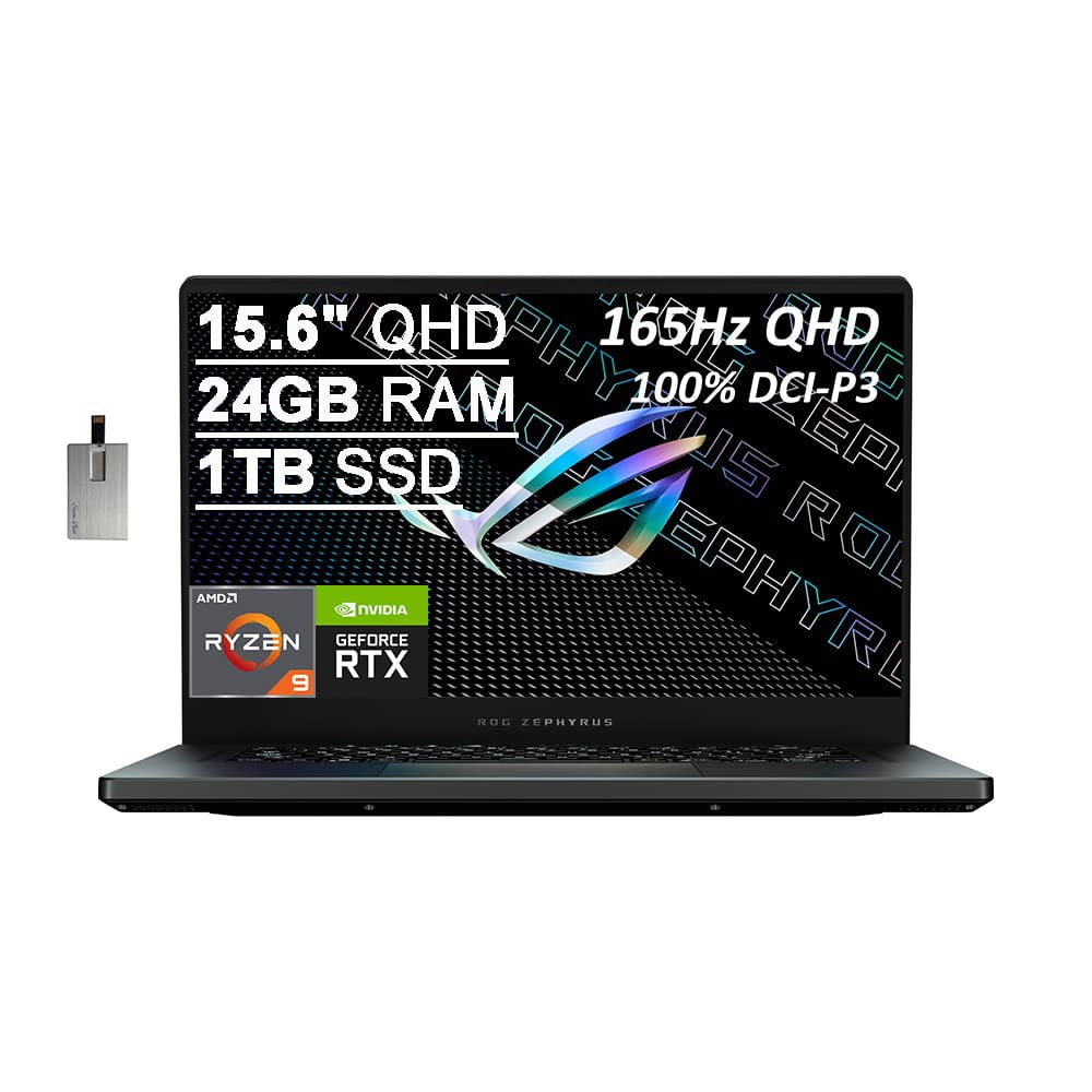 2021 ASUS ROG Zephyrus 15.6" QHD 165Hz Gaming Laptop Computer, AMD ...