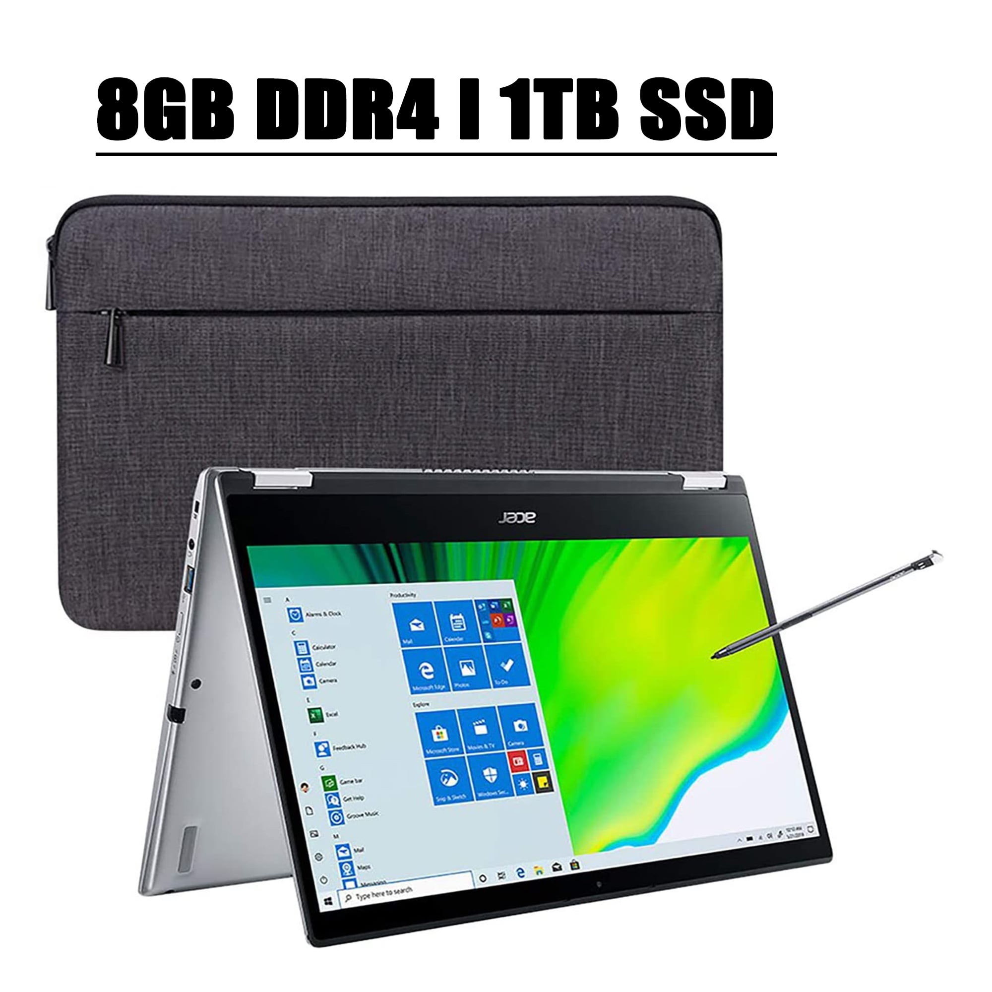 2021 Acer Spin 3 2 in 1 Premium Laptop I 14" Full HD IPS Touchscreen ...