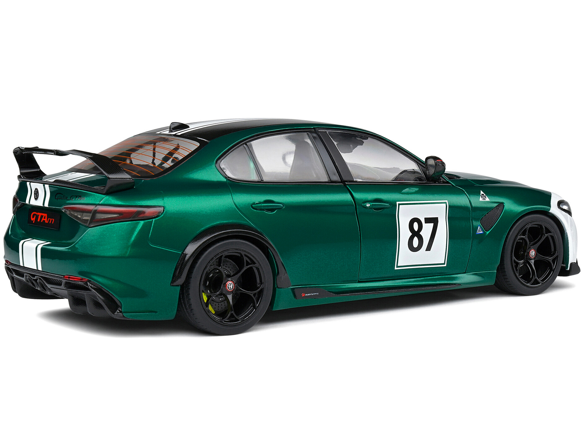 2021 Alfa Romeo Giulia GTA M #87 Green Metallic with Carbon Top and ...