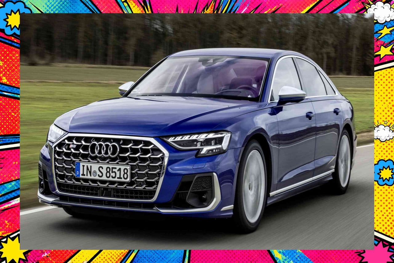 2021 Audi S8 - Pop Art Edition | 12x18 Inch Laminated Poster | Vibrant ...