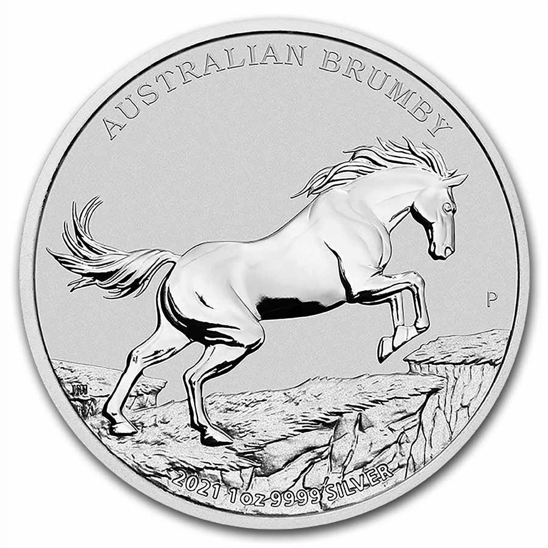 2021 Australia 1 oz Silver Australian Brumby BU - Walmart.com