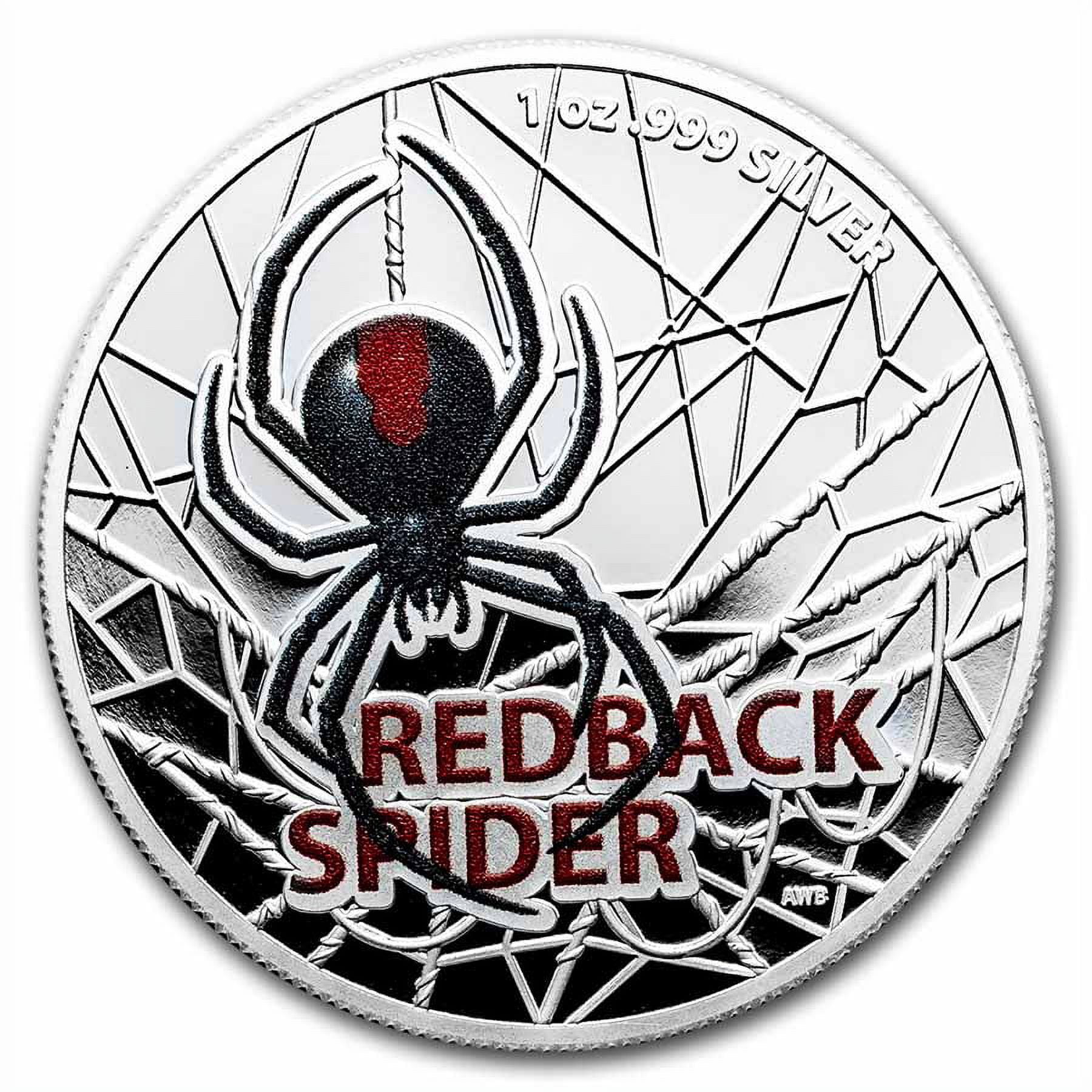 2021 Australia 1 oz Silver Redback Spider Colorized Proof - Walmart.com