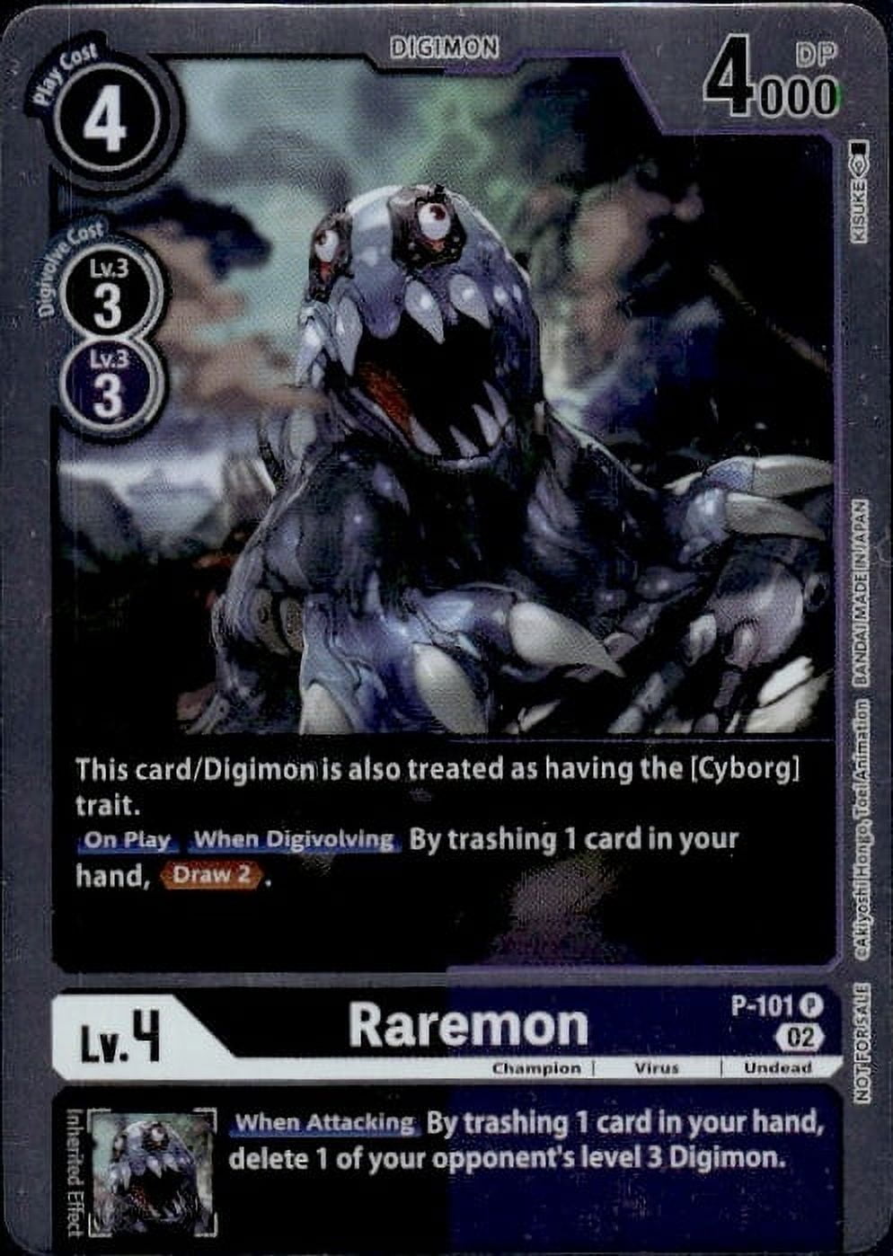 2021 Bandai Digimon Promotional Cards Raremon P-101 - Walmart.com