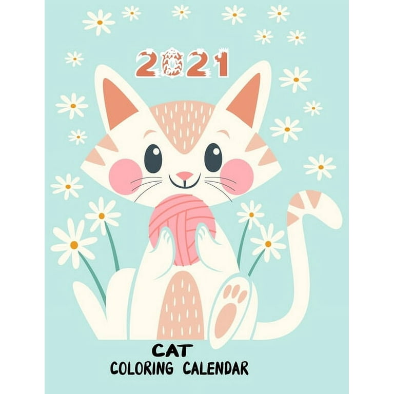 childrens coloring calendar pages