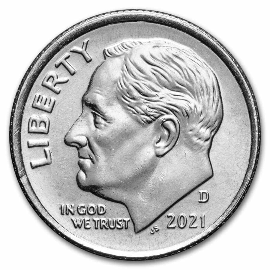 2021-D Roosevelt Dime BU - Walmart.com