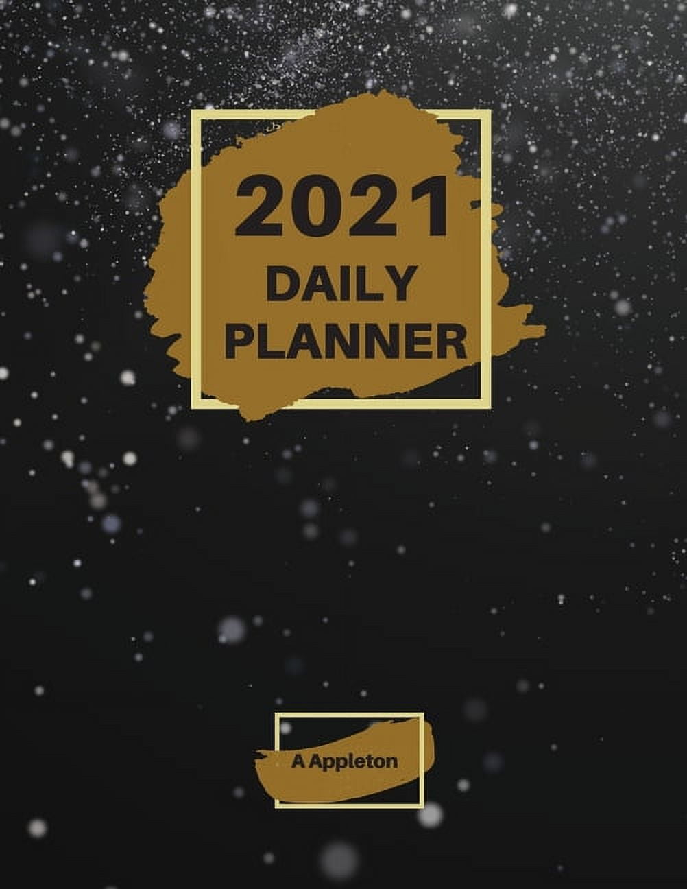 2021 Daily Planner: Wonderful 2021 Daily Planner with 1 page per day ...