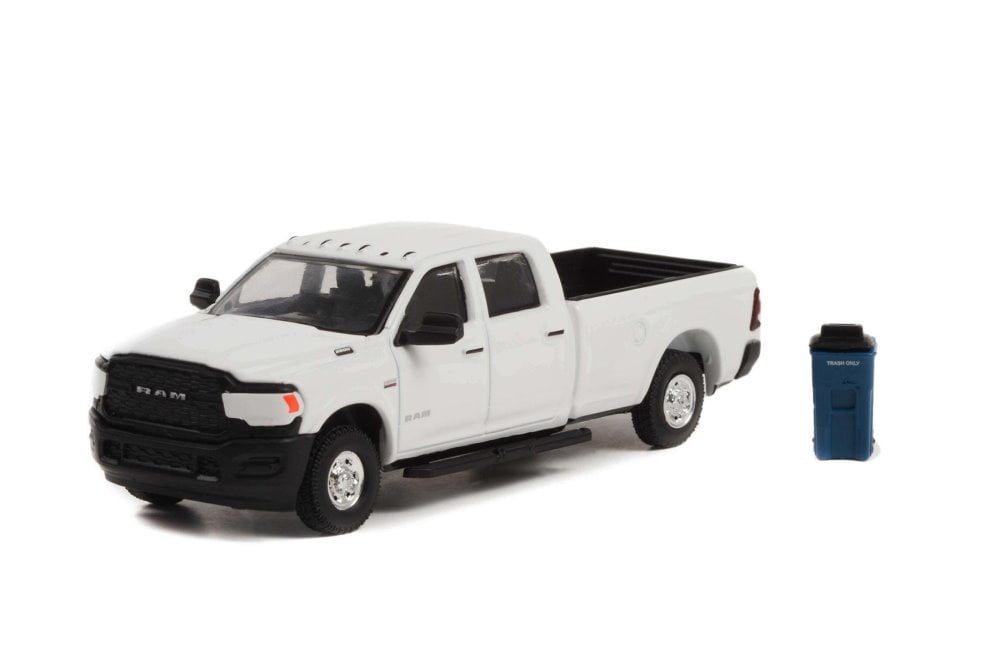2021 Dodge Ram 2500 Tradesman w/ Garbage Bin, White - Greenlight 97130F ...