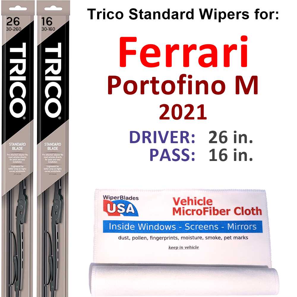 2021 Ferrari Portofino M Wiper Blades (Set of 2) - Walmart.com