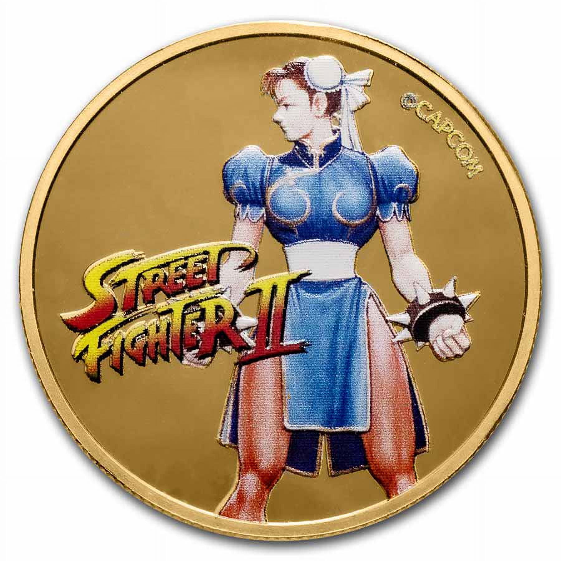 2021 Fiji 1 oz Gold Street Fighter II 30th Anniversary: Chun Li ...