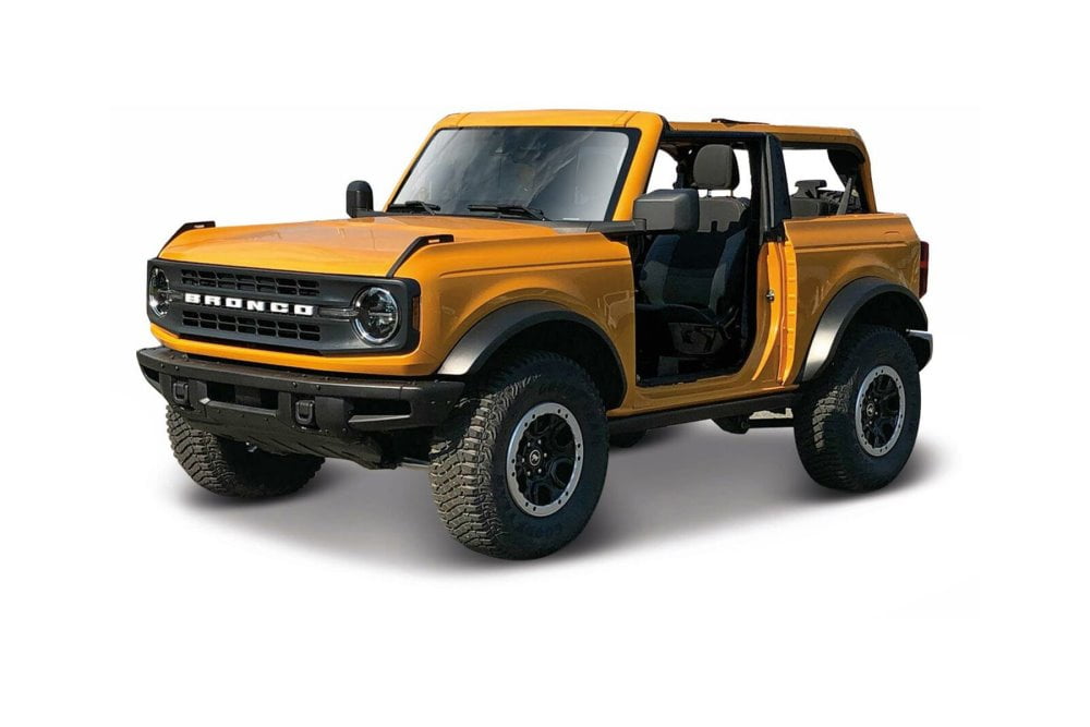 Maisto 1/18 Scale Diecast Model Toy Car, 2021 Ford Bronco Badland ...