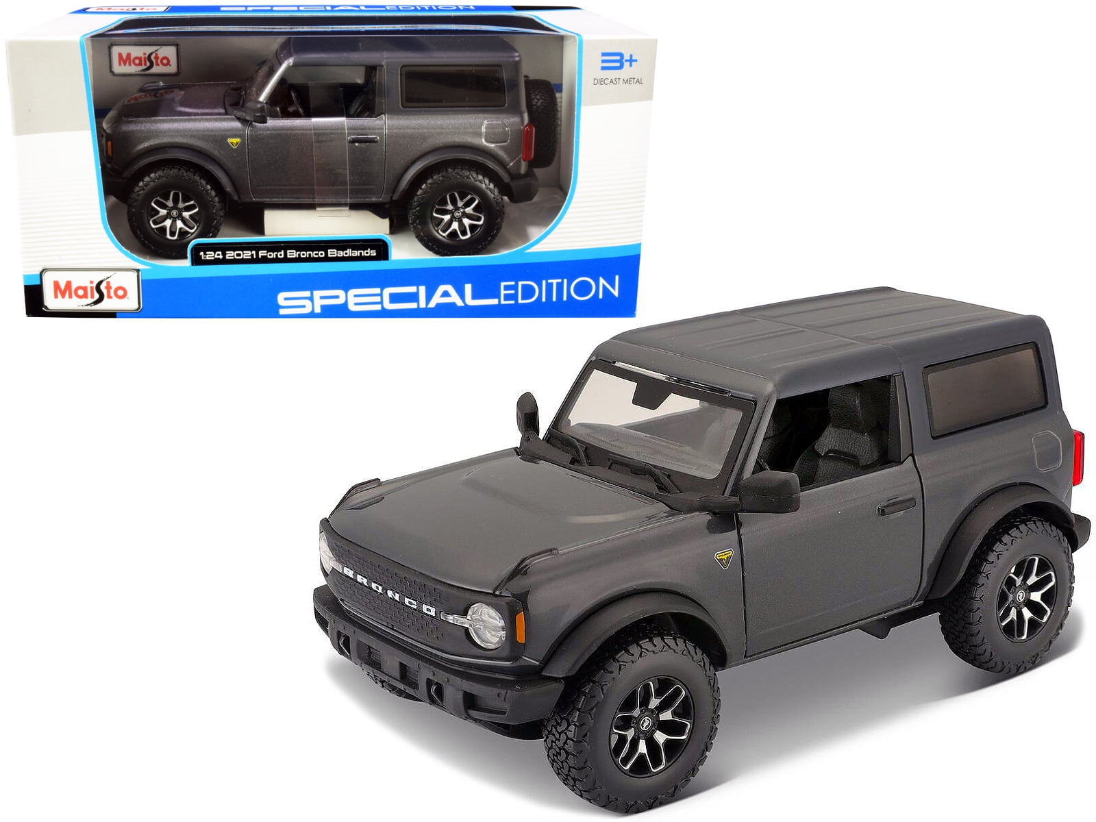 2021 Ford Bronco Badlands Gray Metallic with Black Top "Special Edition ...