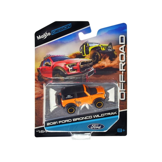 2021 Ford Bronco Wildtrak Orange Metallic with Black Top "Off-Road ...