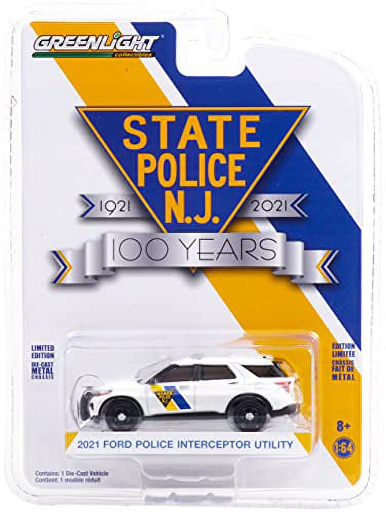 2021 Ford Police Interceptor Utility White New Jersey State Police ...