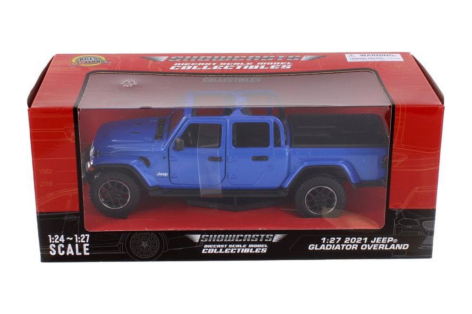2021 Jeep Gladiator Overland Pickup, Blue - Showcasts 71367BU - 1/27 ...