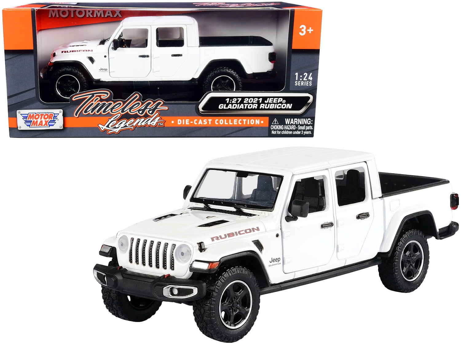 MOTORMAX, 1/24-1/27 Scale Diecast Model Car, 2021 Jeep Gladiator ...