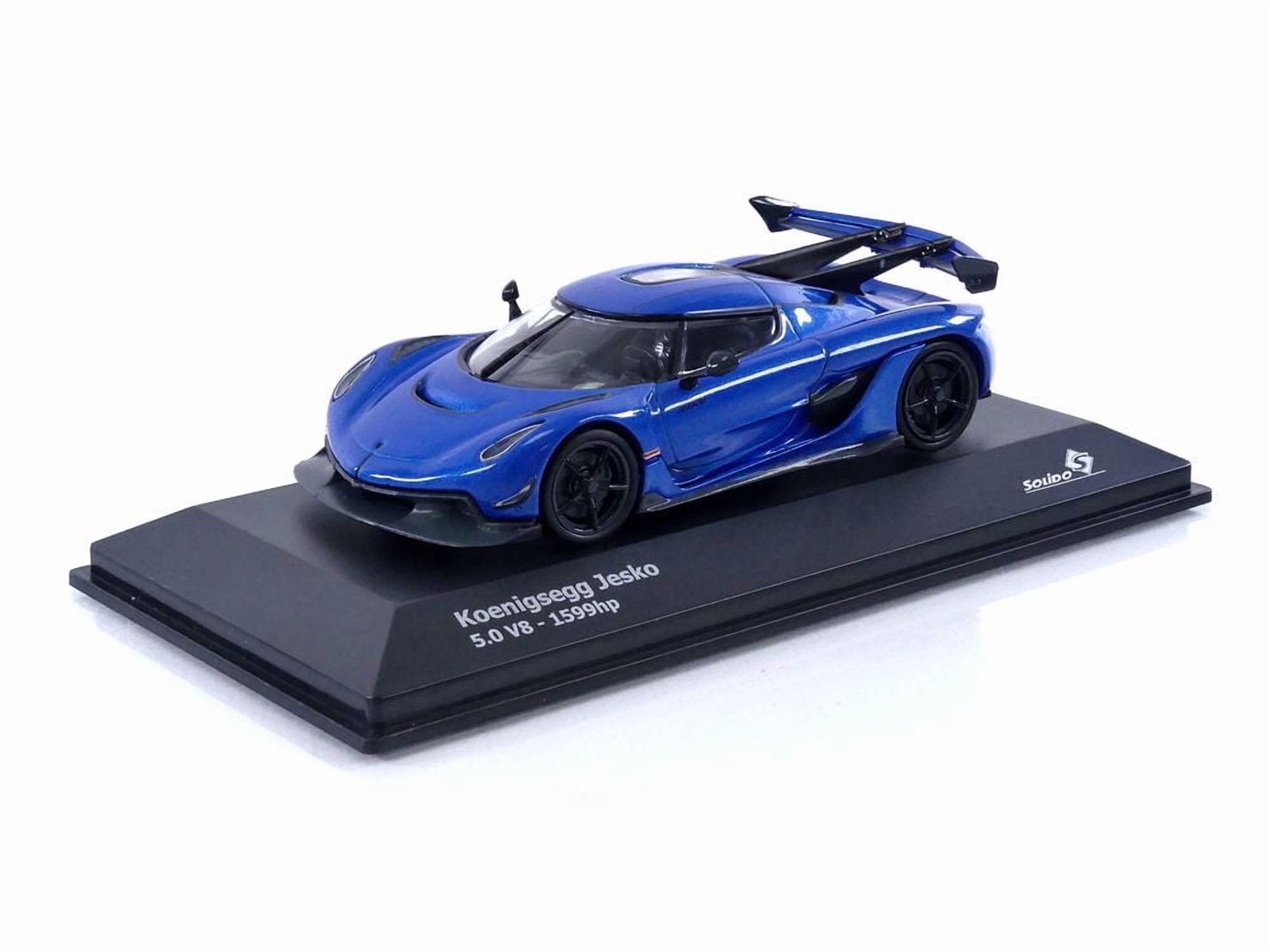 2021 Koenigsegg Jesko Imperial Blue Metallic 1/43 Diecast Model Car by ...