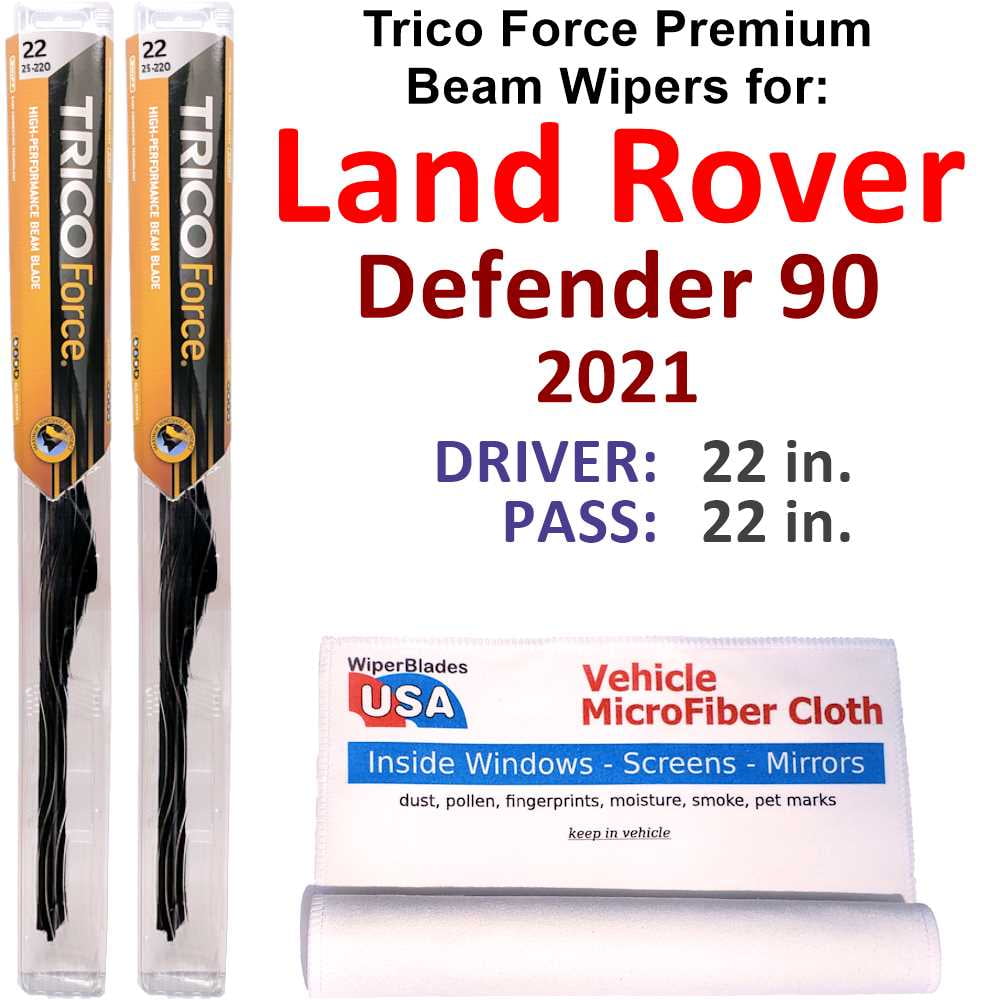 2021 Land Rover Defender 90 Performance Beam Wipers (Set of 2 ...