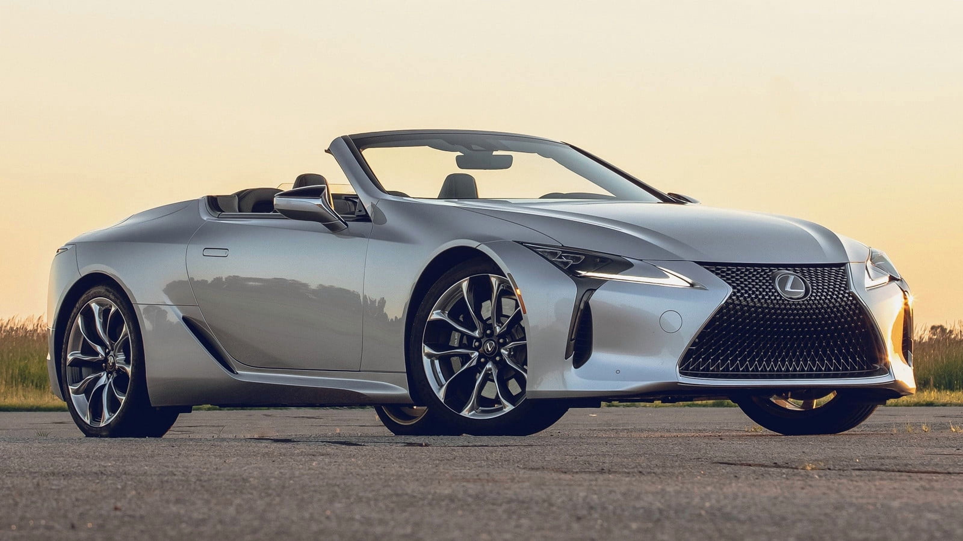 2021 Lexus LC Convertible - 24x36 Inch Glossy Laminated Poster ...