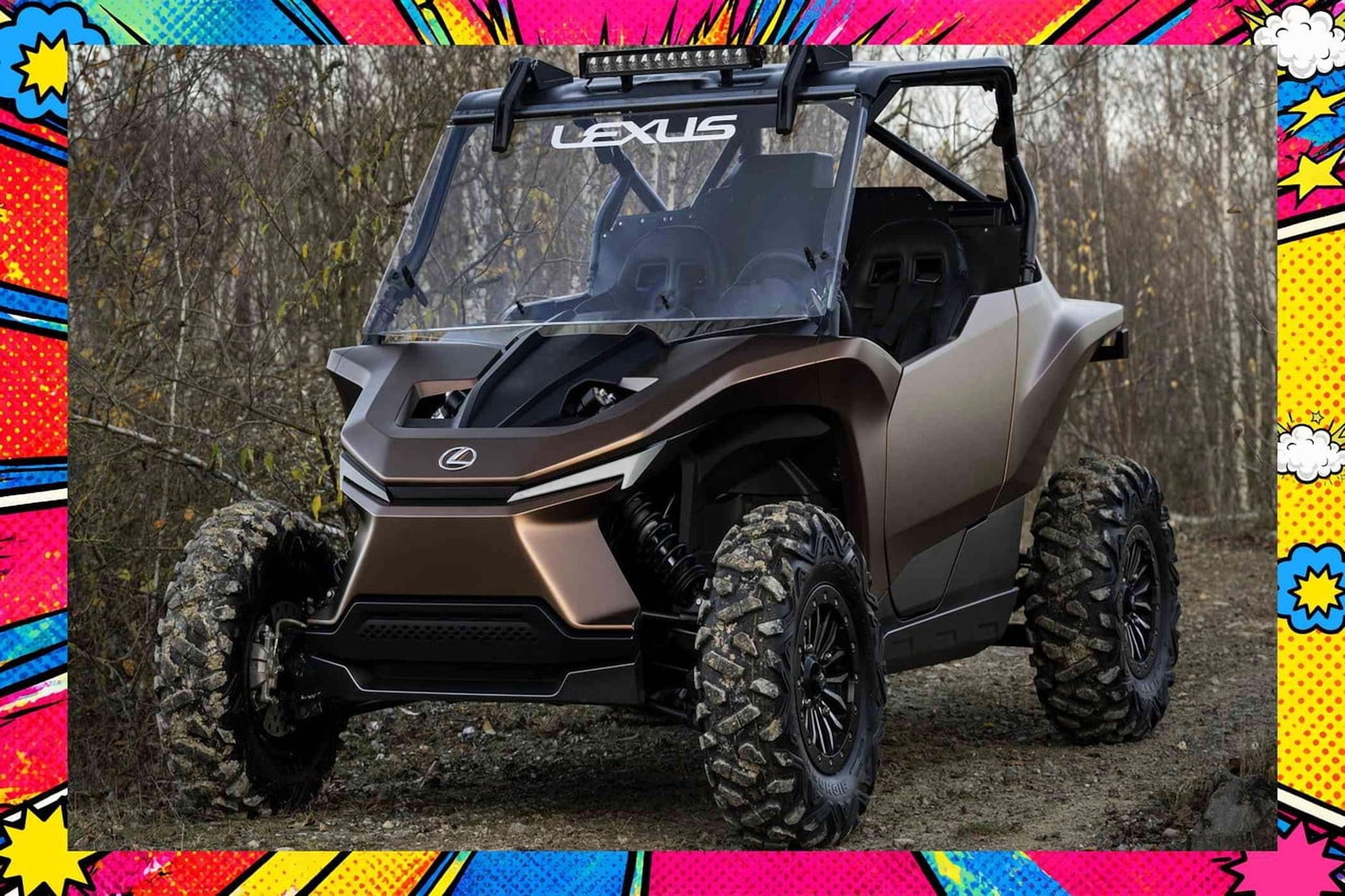 2021 Lexus ROV Concept - Pop Art Edition | 24x36 Inch Glossy Laminated ...