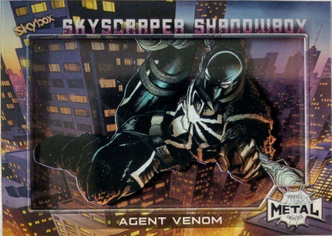 2021 Marvel Metal Universe Agent Venom SS1 (Skyscraper Shadowbox ...