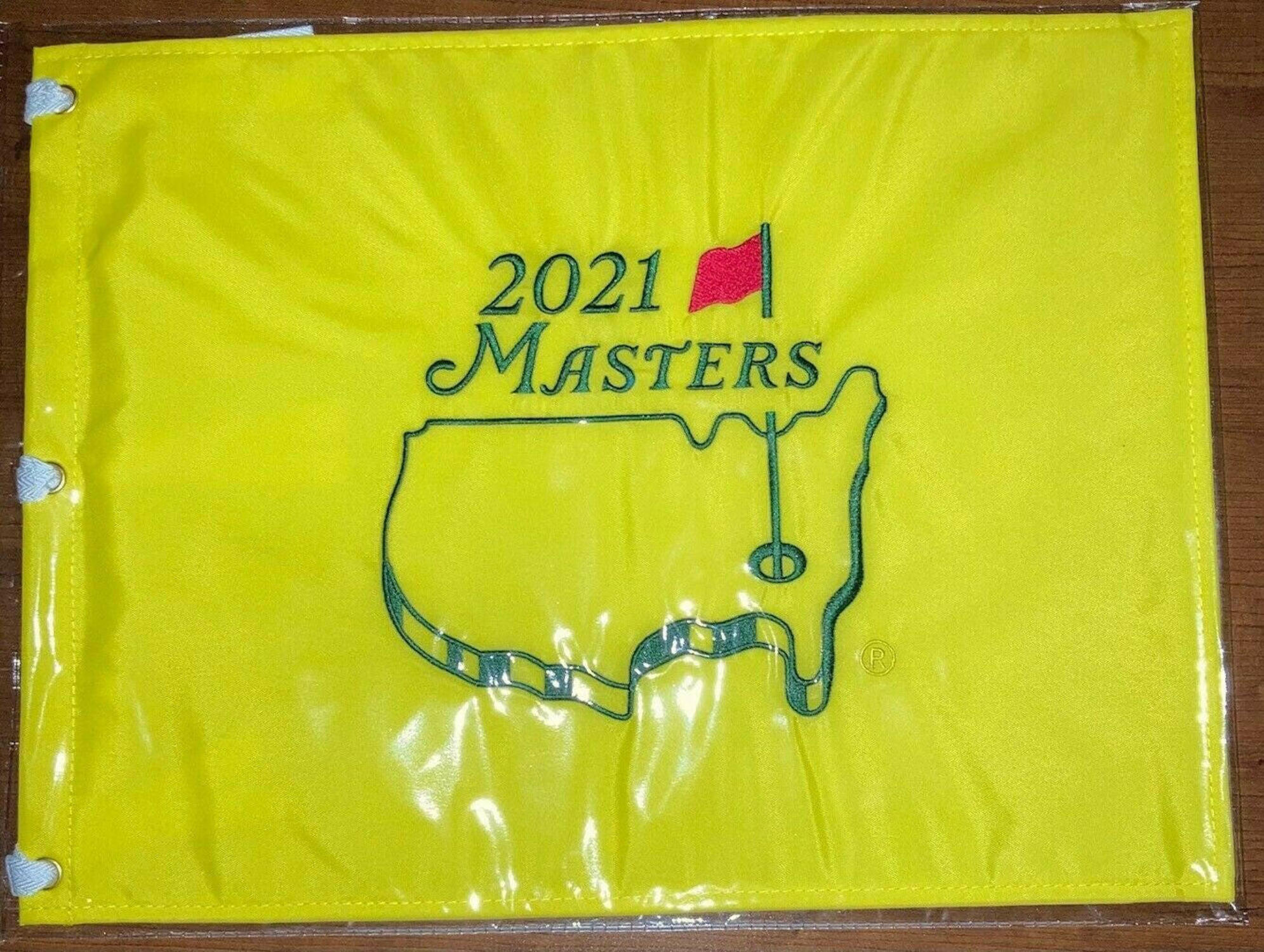2021 Masters golf pin flag (Hideki Matsuyama wins first major ...