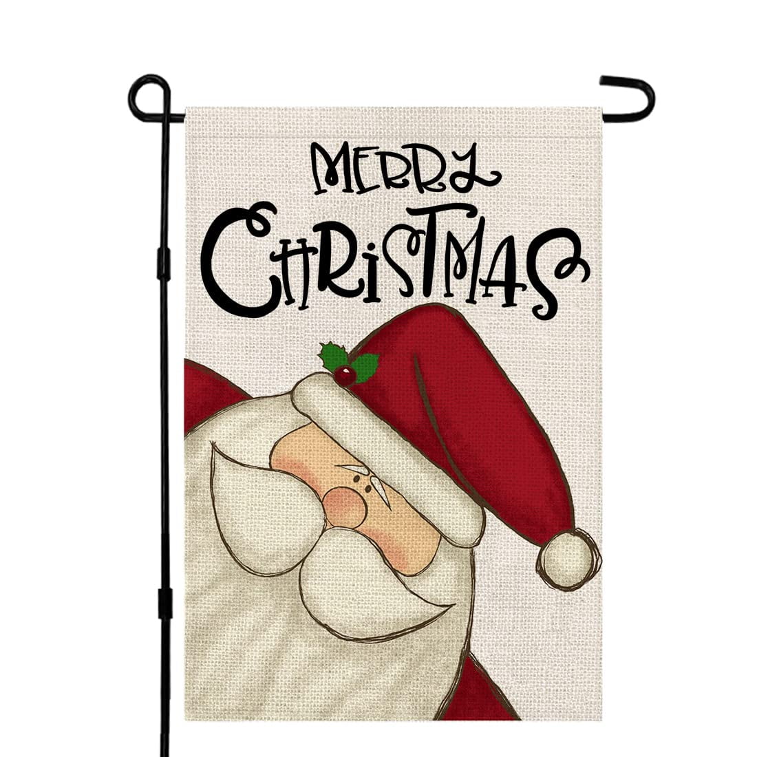 2021 Merry Christmas Garden Flag, Double Sided Vertical Christmas Flags ...