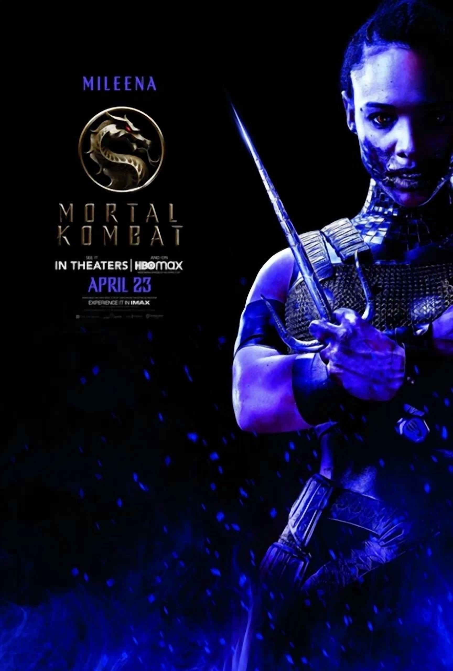 2021 Mortal Kombat Movie Poster Liu Kang Sub Zero Sonya Blade Kano ...