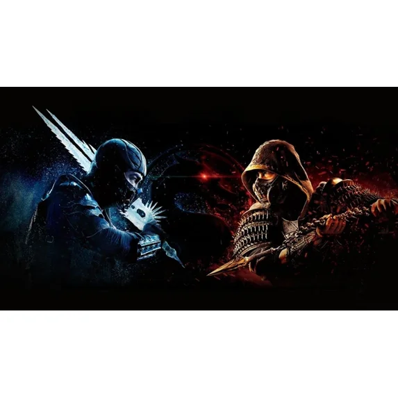 2021 Mortal Kombat Movie Poster Liu Kang Sub Zero Sonya Blade Kano ...