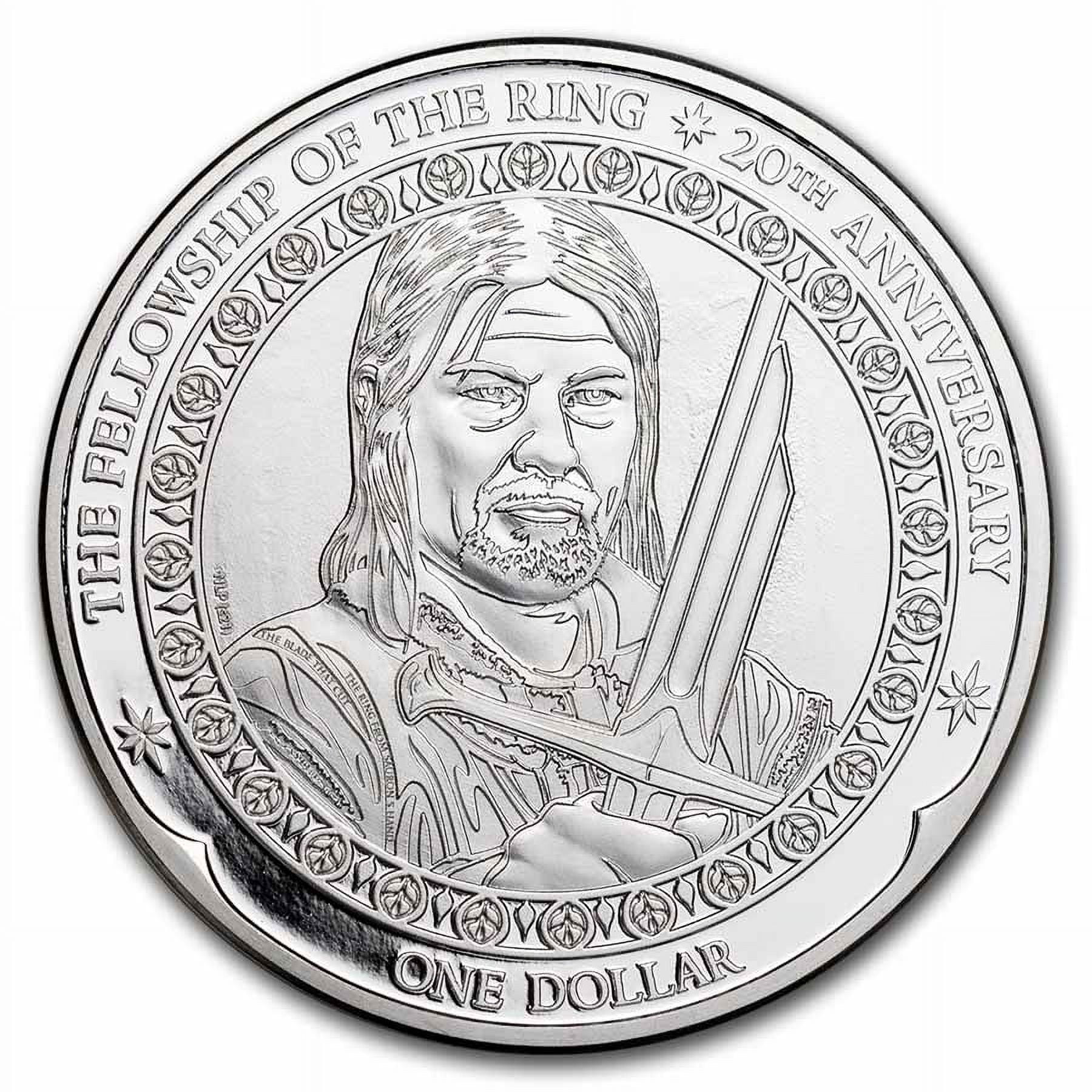 2021 N. Zealand 1 oz Silver 20th Anniv Lord of The Rings: Boromir - Walmart.com