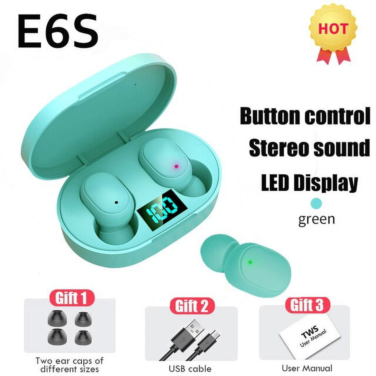 2021 New A6s Plus Tws Bluetooth Earphone 5.0 Wireless Headset Waterproof Deep Bass Earbuds Sport ...